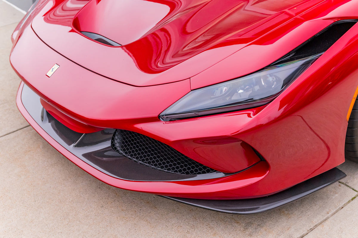 Ferrari F8 Tributo Exterior Carbon Fiber Front Spoiler — Boch Exotics ...