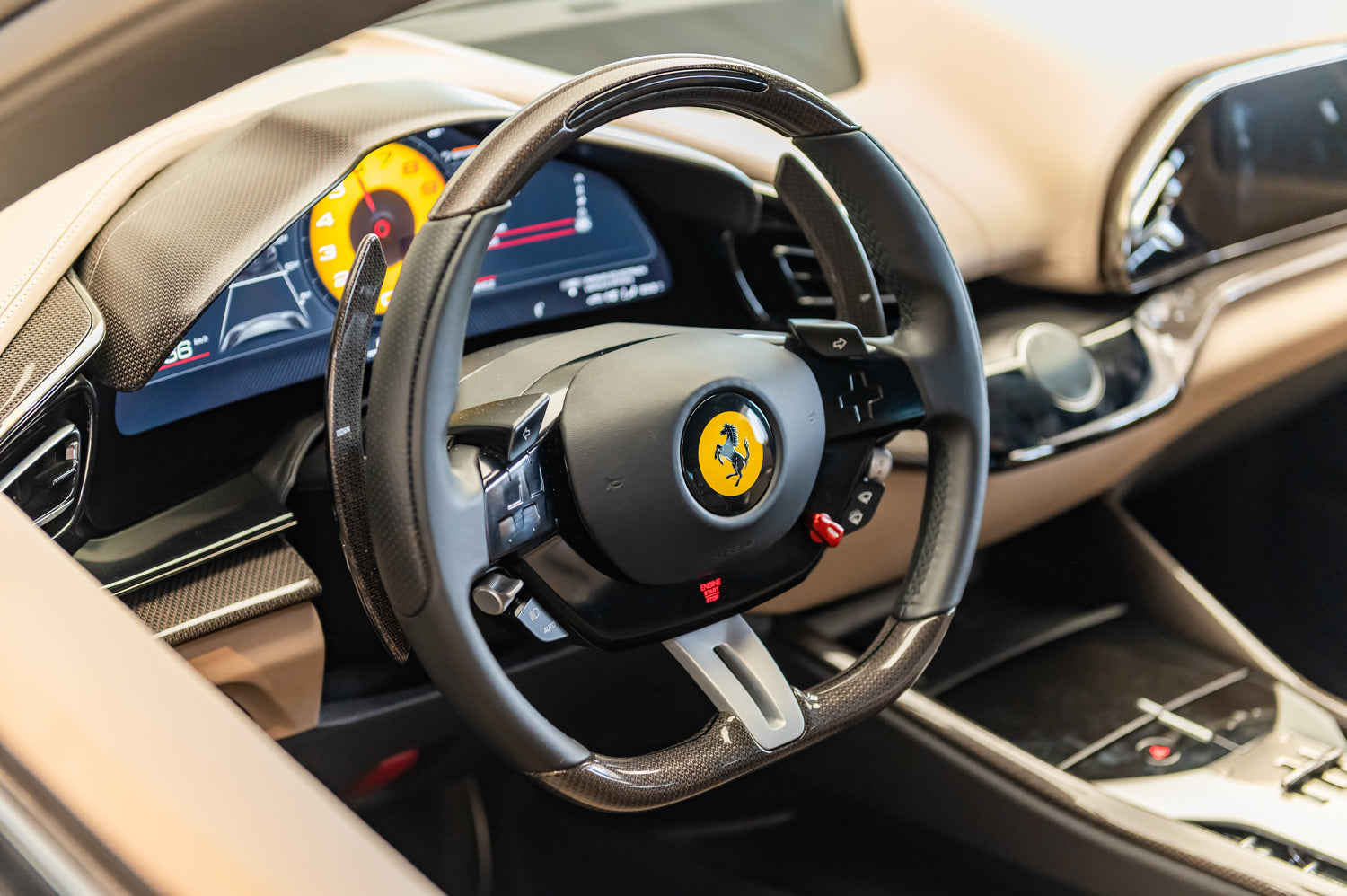 Ferrari Purosangue Interiors Carbon Fiber F1 Shift Paddles – Boch ...