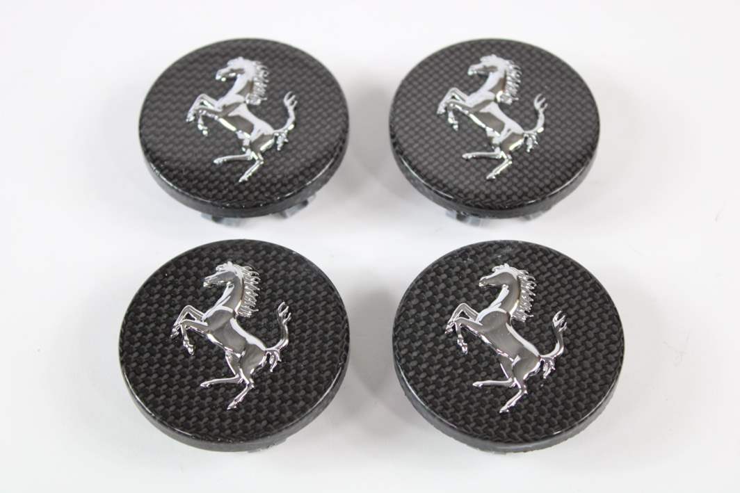 Ferrari OEM Carbon Fiber Center Caps - Set of 4 – Boch Exotics Pro Shop
