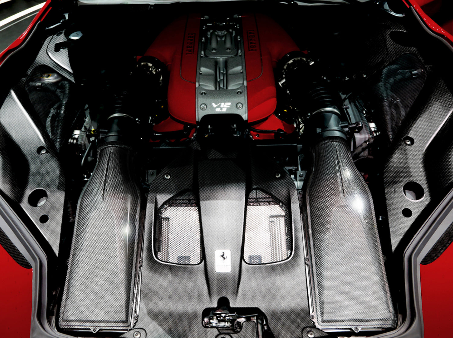 812 Superfast Carbon Fiber Engine Compartment Shields – Boch Exotics ...