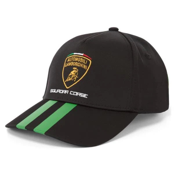 Lamborghini Squadra Corse Team Hat Black — Boch Exotics Pro Shop